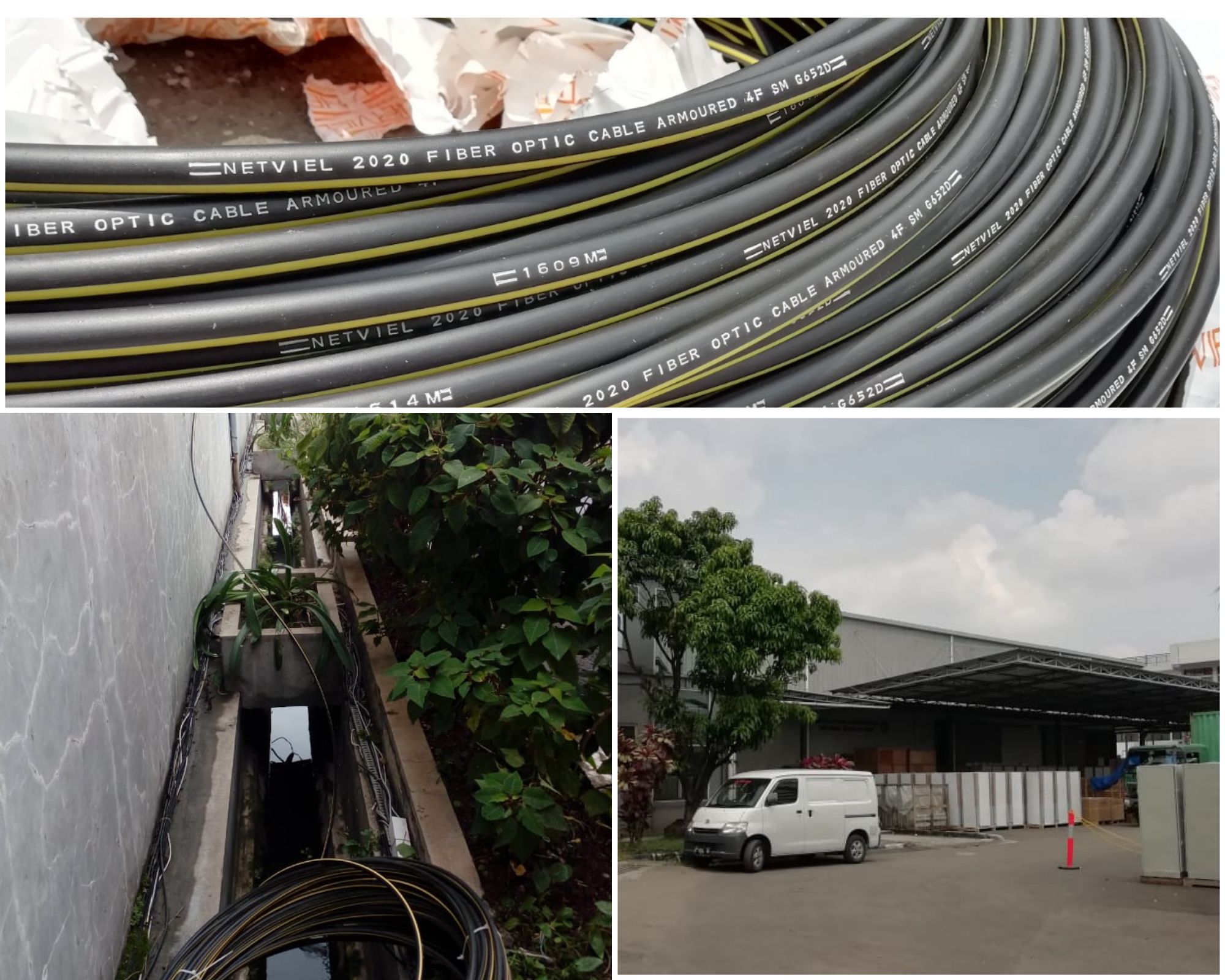 Instalasi Jaringan Backbone Fiber Optic pada PT Hariff Dte - Bandung ...